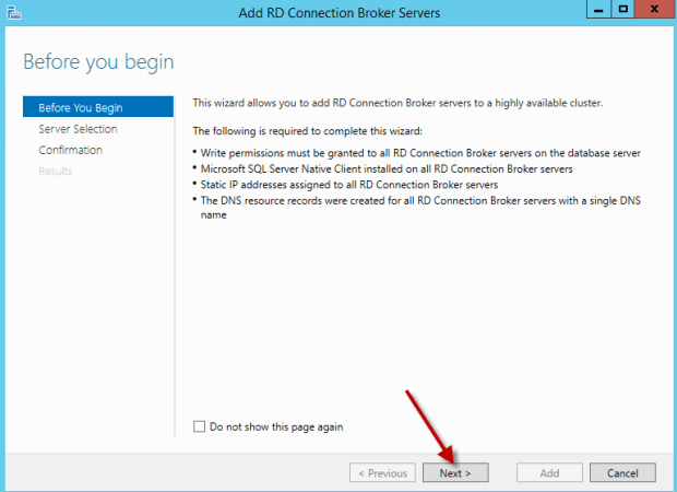 Configuring HA for the Remote Desktop Connection Broker in a 2012 RDS ...