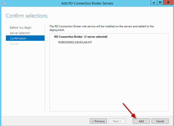 Configuring HA for the Remote Desktop Connection Broker in a 2012 RDS ...