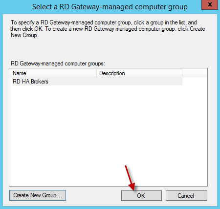 Configuring the RD Gateway Server for a 2012 RDS farm with HA enabled ...