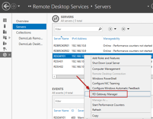 Configuring the RD Gateway Server for a 2012 RDS farm with HA enabled ...