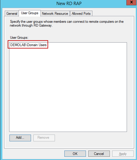 Configuring the RD Gateway Server for a 2012 RDS farm with HA enabled ...