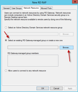 Configuring the RD Gateway Server for a 2012 RDS farm with HA enabled ...