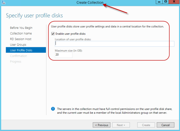 User Profile Disks for RDS 2012 / 2012 R2 | thewolfblog