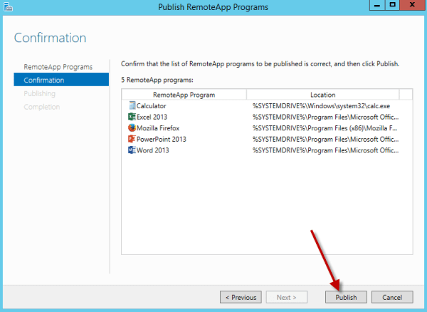 Collections – Publishing RemoteApp programs and Session Desktops on RDS ...