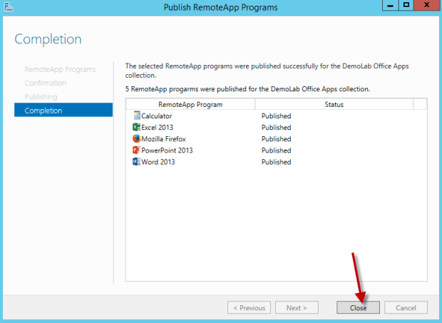 Collections – Publishing RemoteApp programs and Session Desktops on RDS ...