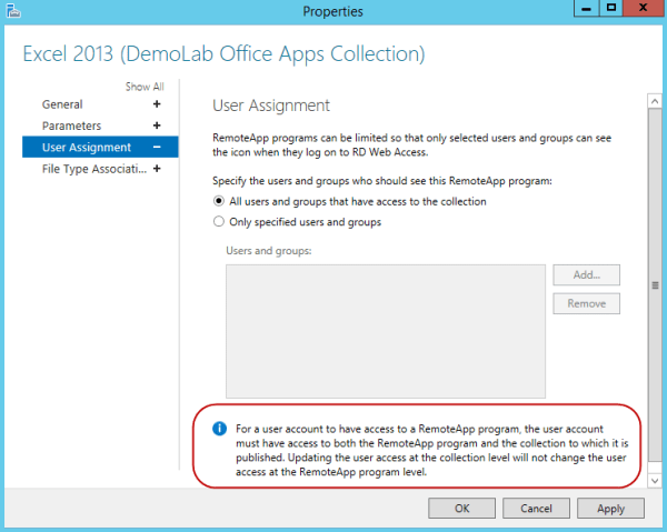 Collections – Publishing RemoteApp programs and Session Desktops on RDS ...
